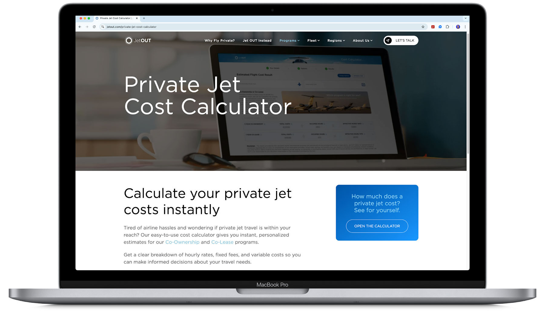 Lifting the Pricing Veil: Discover Jet OUT’s Cost Calculator